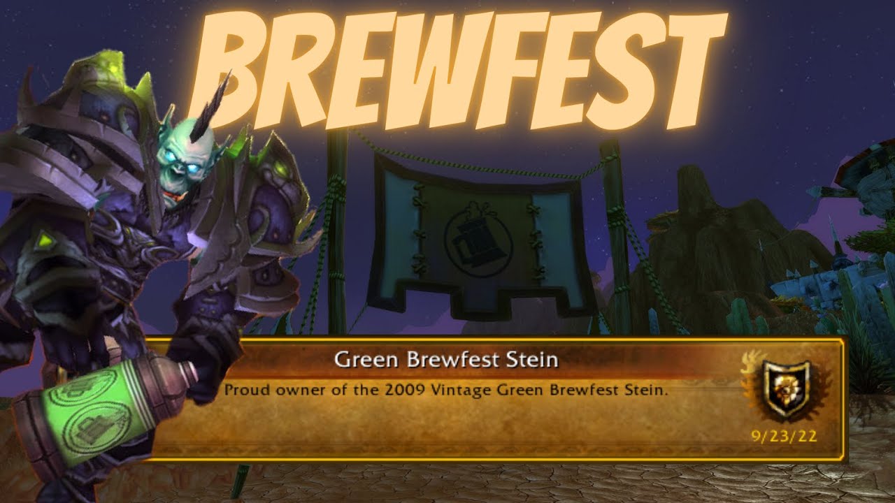 Another Year, Another Souvenir Brewfest / Achievement Green Brewfest ...