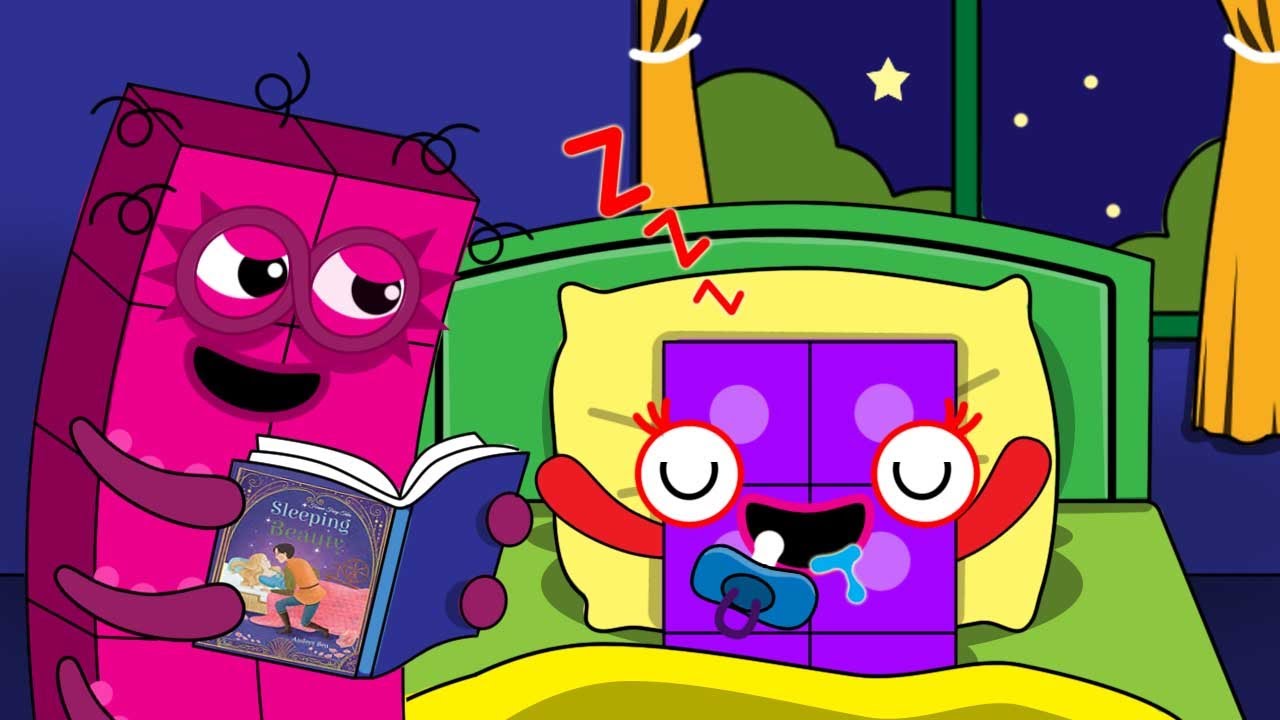 It's Time to Sleep, Baby Numberblocks 6 l Numberblocks fanmade coloring ...