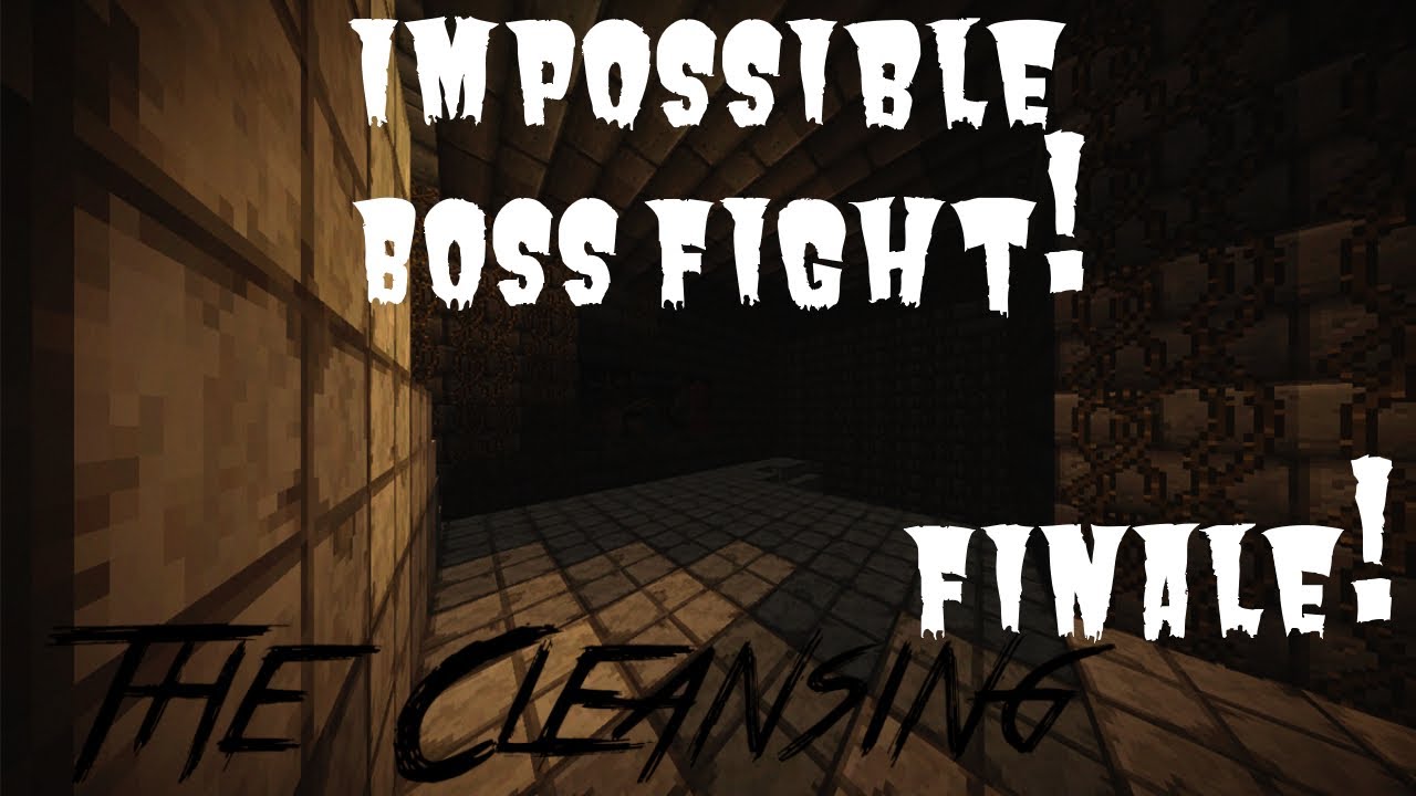 Impossible Wither "Boss Fight" Finale | Minecraft The Cleansing Adventure Map | Minecraft Maps ...