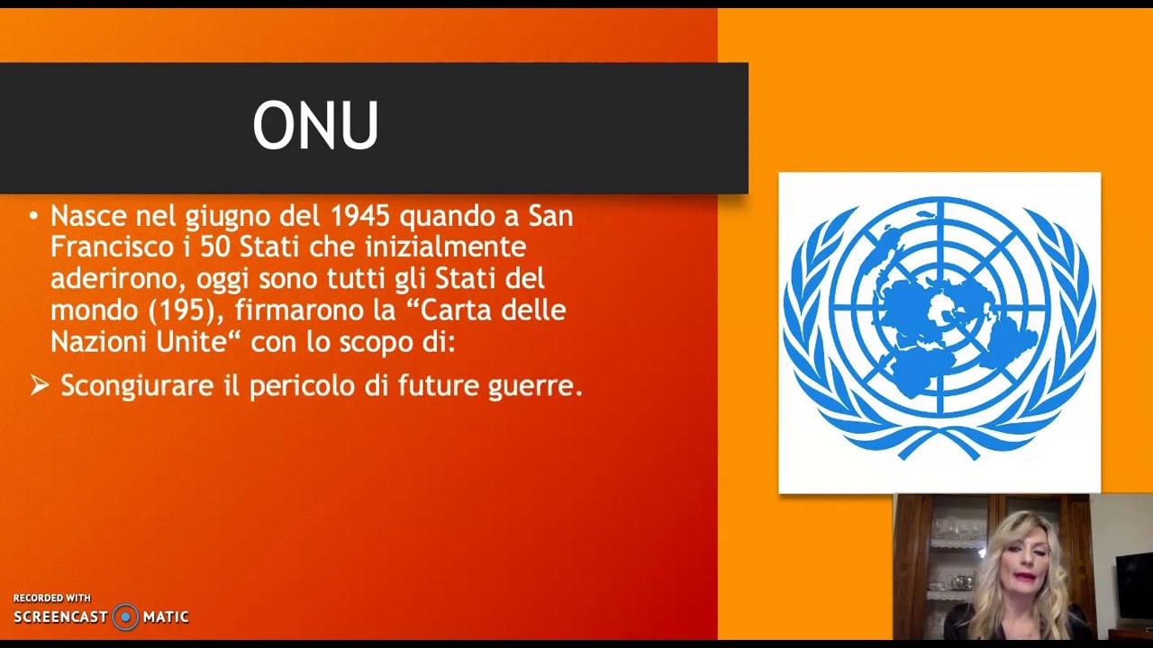 Organizzazione delle Nazioni Unite (Lezione 3) - YouTube