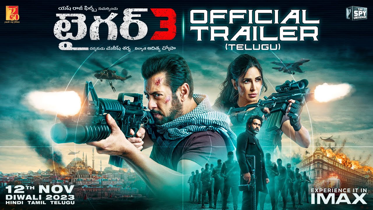 Tiger 3 Telugu Trailer | Salman Khan, Katrina Kaif, Emraan Hashmi ...