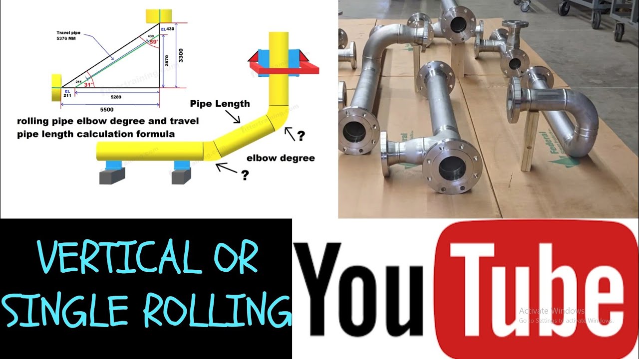 VERTICAL ROLLING PIPING|vertical rolling kaise dekhe PART: 01.# ...
