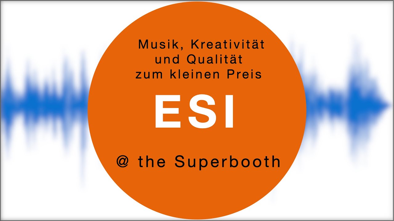 ESI Audiotechnik - Interview auf der Superbooth 2023 - YouTube