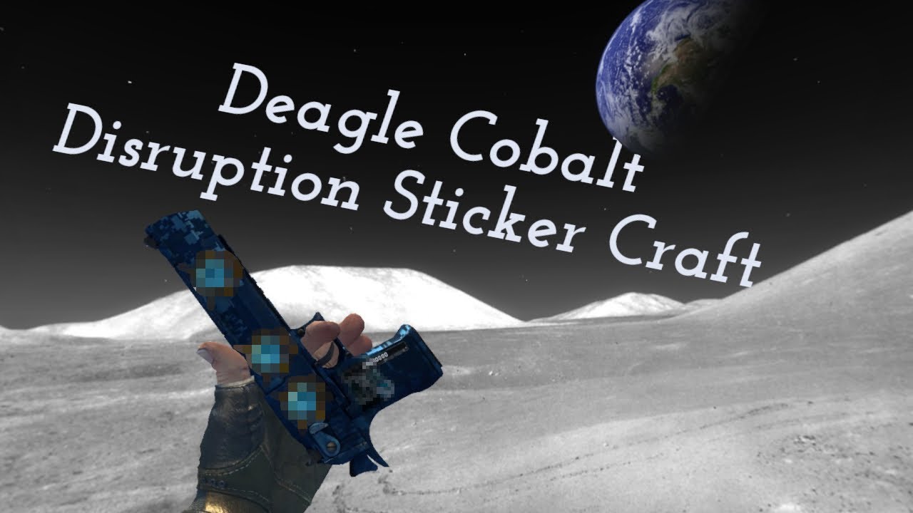 Desert Eagle Cobalt Disruption Sticker Craft 💎 - YouTube