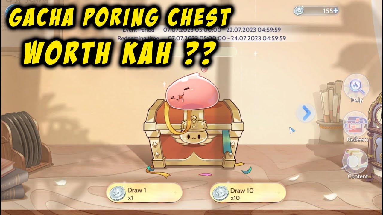 GACHA PORING CHEST, APAKAH WORTH ATAU RUNGKAD? - RAGNAROK ORIGIN ...