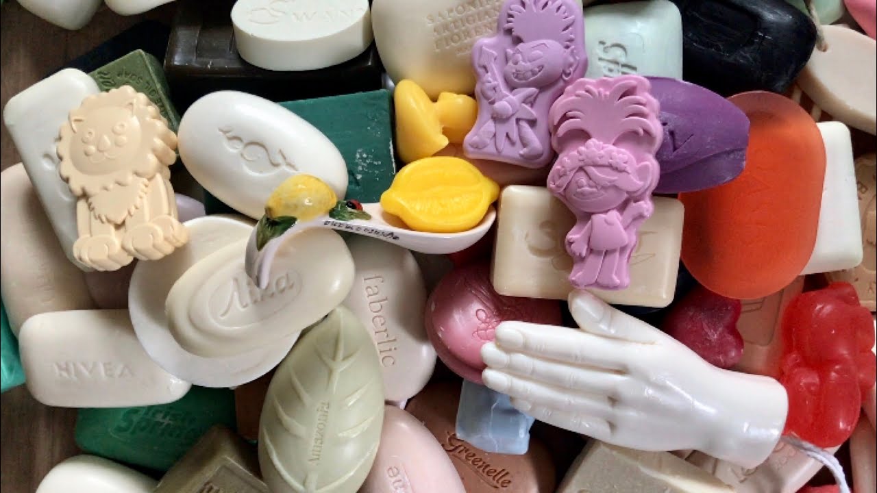 Unpacking 100 Soaps 💯 Opening HAUL🧼 ASMR video # 219 - YouTube