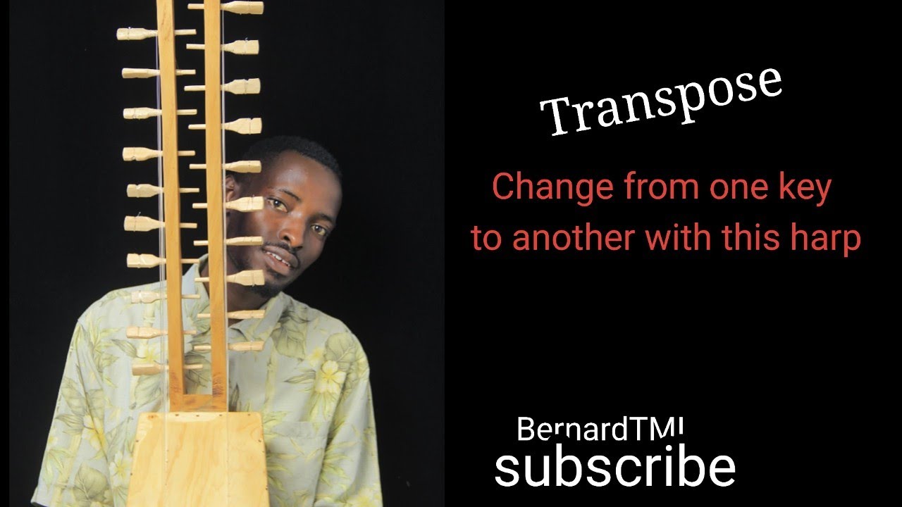 Transpose (change to another key) on this Harp. - YouTube
