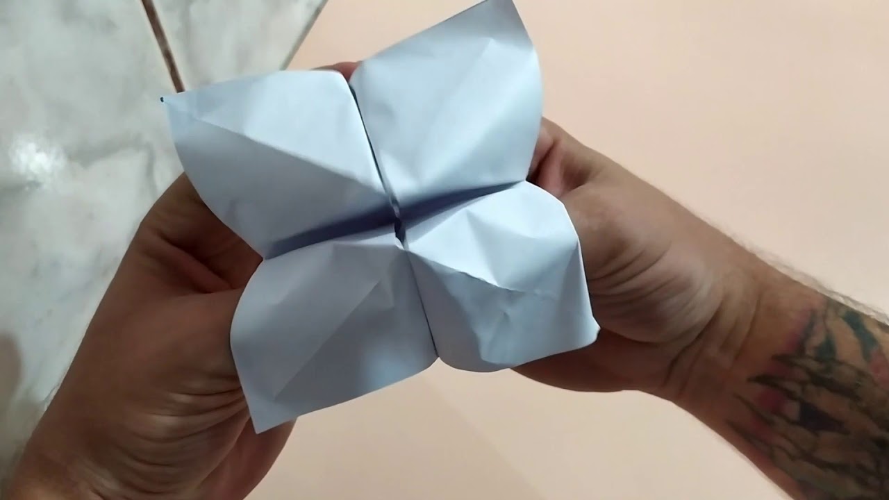 Oficina de criação: ''Origami da sorte'' - YouTube