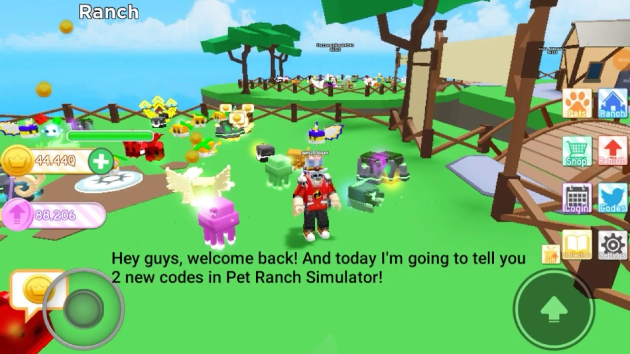 Roblox Pet Ranch Simulator HAS 2 NEW CODES! November 2019 - YouTube