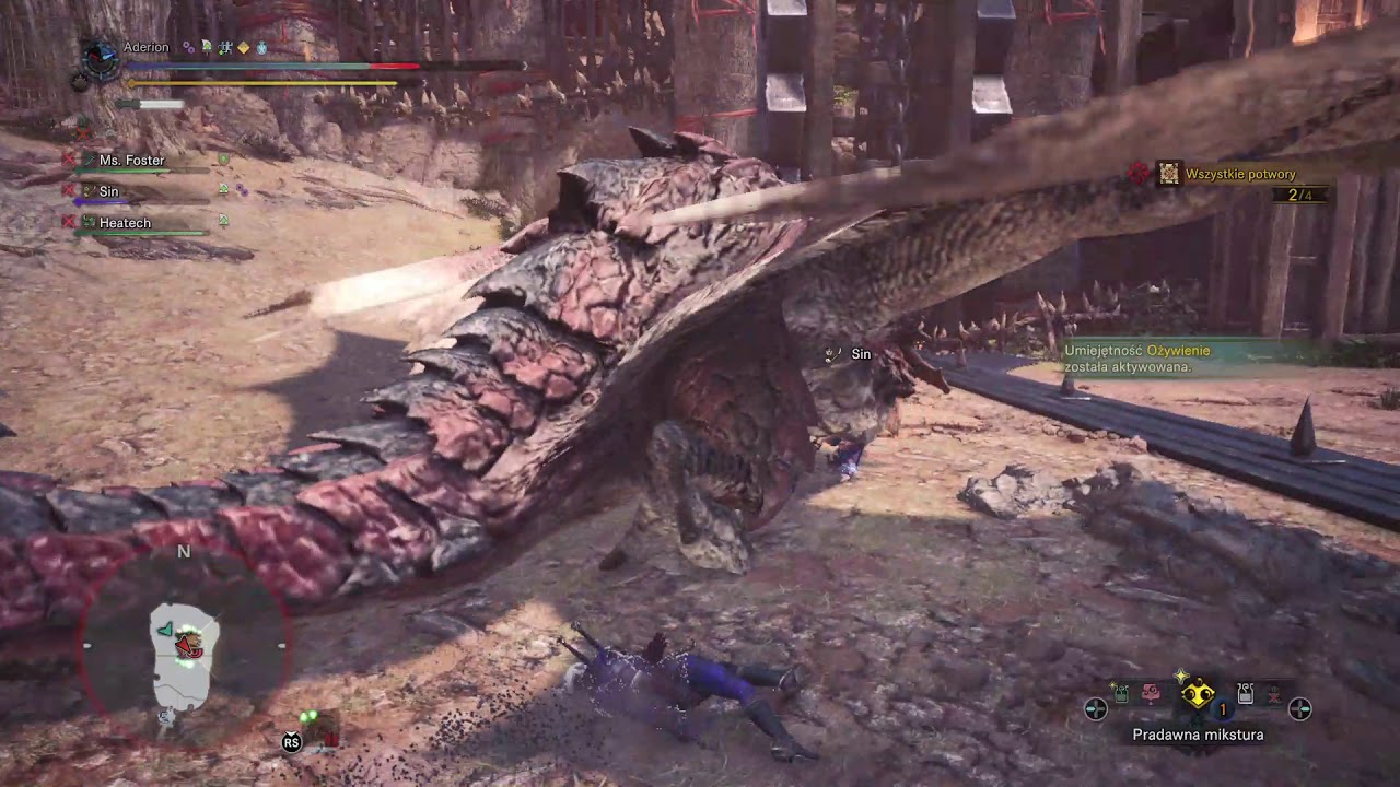 MONSTER HUNTER WORLD quest Code Red :) - YouTube