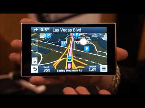 Garmin nüvi 3597 LMTHD: hands-on demo at CES 2013 - YouTube