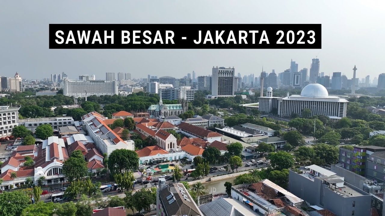 Video Drone Sawah Besar Jakarta Pusat 2023, Jalan Dr. Sutomo dan ...