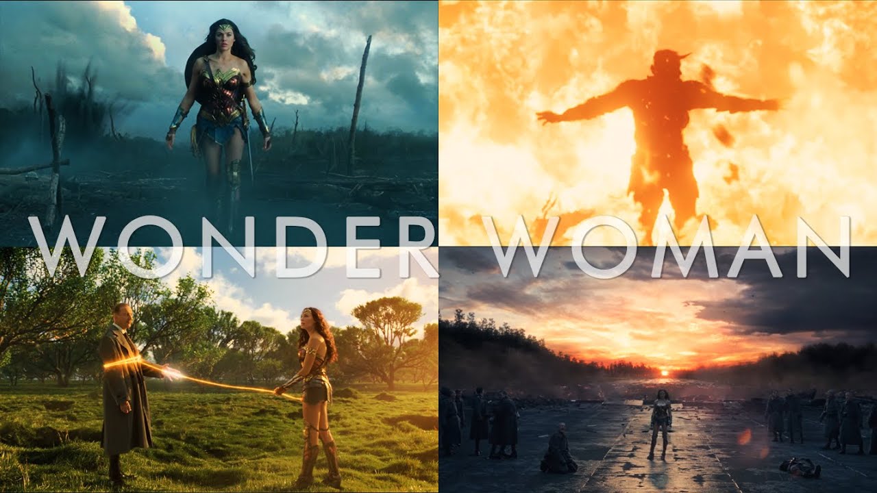 Amazing Shots of WONDER WOMAN - YouTube