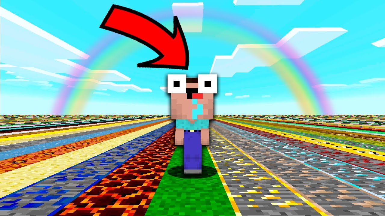 NOOB SURVIVAL on ** ALL BLOCKS ** in MINECRAFT! - YouTube