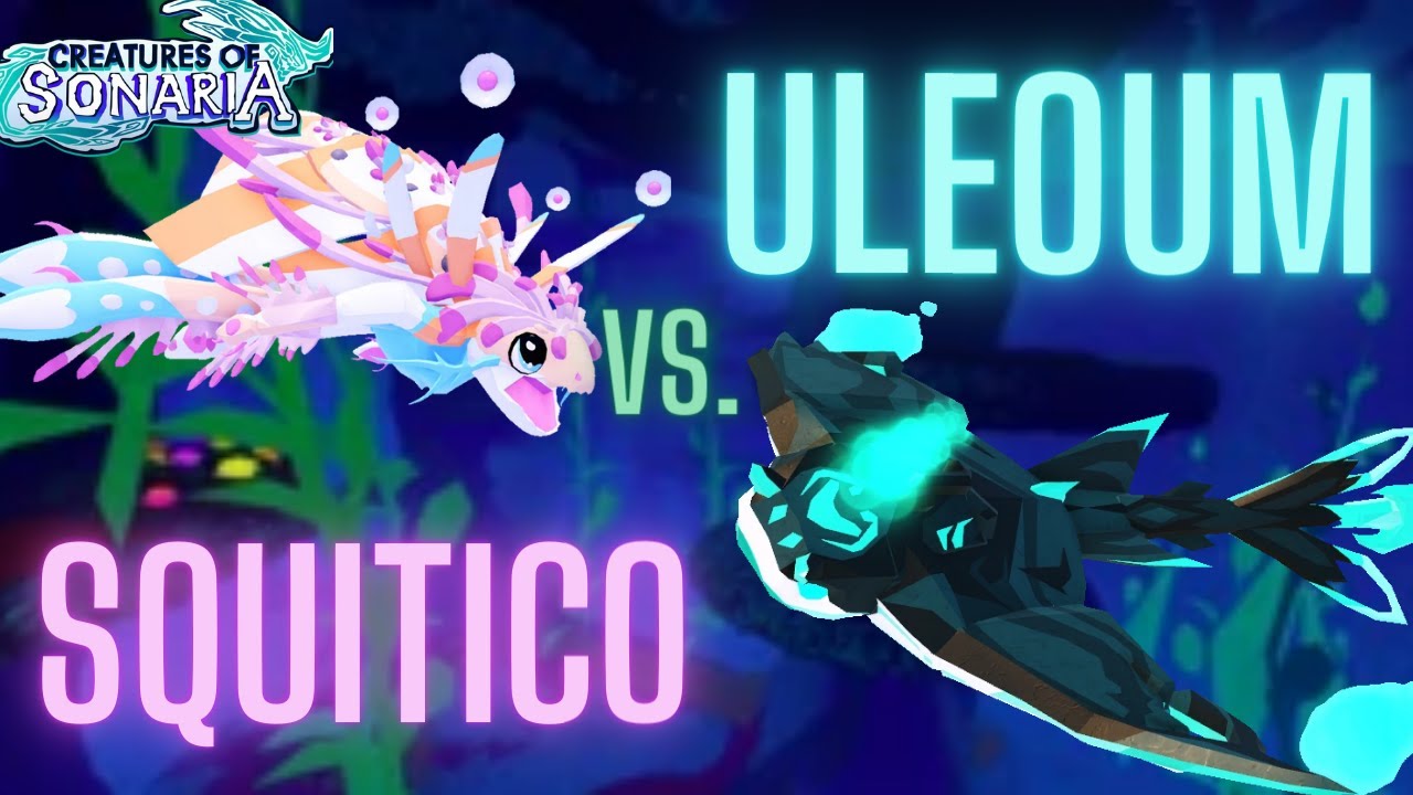 ULEOUM VS. SQUITICO (Creatures of Sonaria) - YouTube