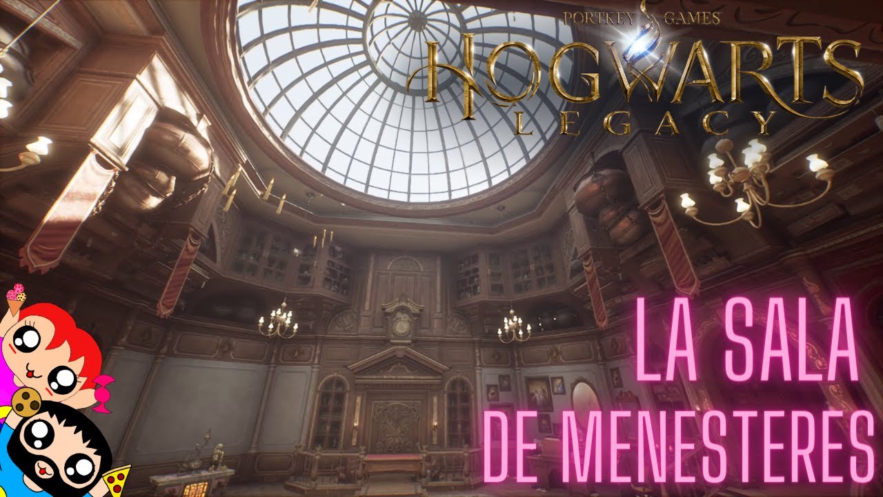 Mejorando la SALA DE MENESTERES HOGWARTS LEGACY #26 Gameplay Español ...