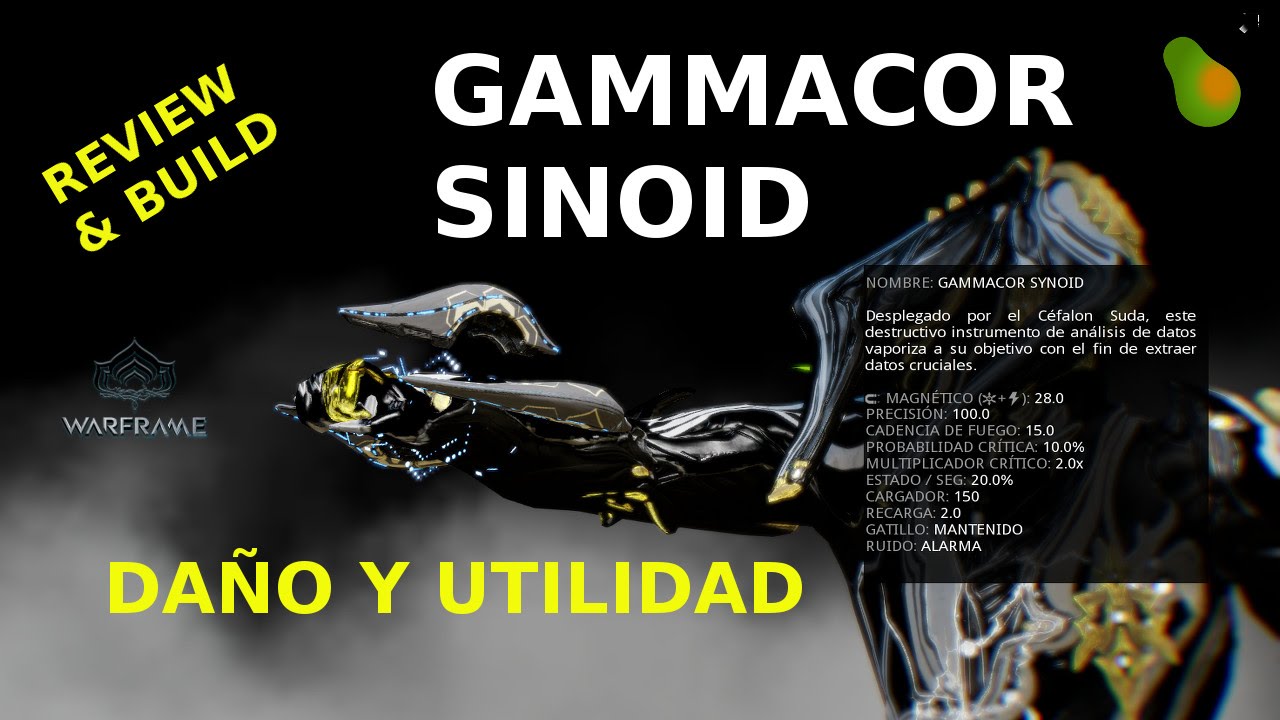Warframe GAMMACOR SINOID Review & Build. Utilidad y daño. - YouTube