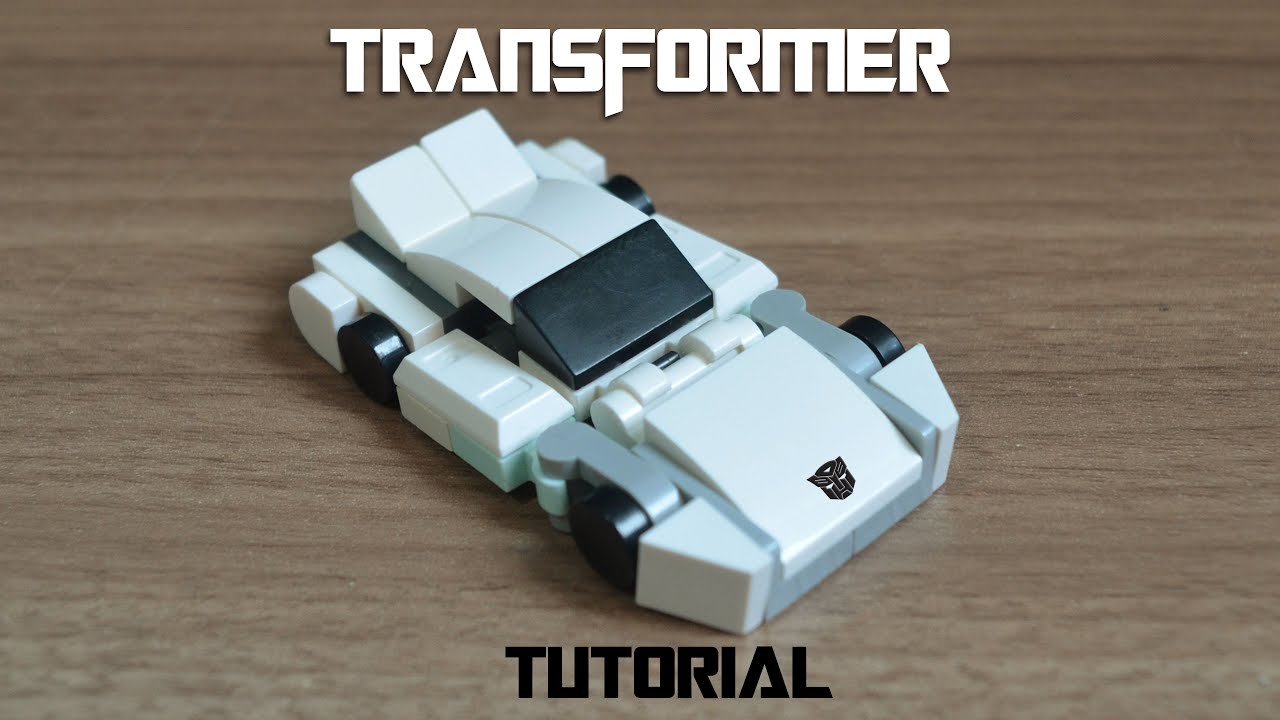 How to Build a LEGO Transformer White Car That Turns into a Robot - YouTube