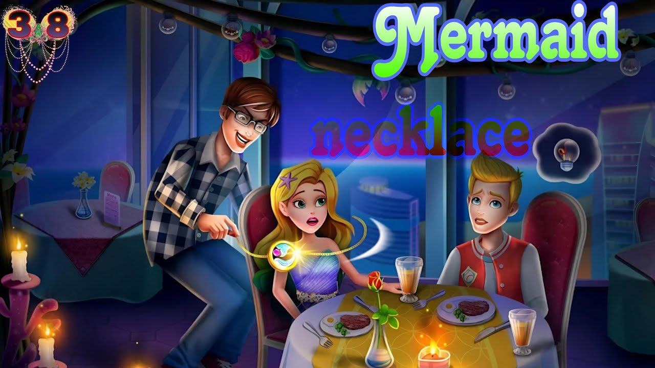 Mermaid Secret 38 Mermaid Princess Necklace English Cartoon Series ...