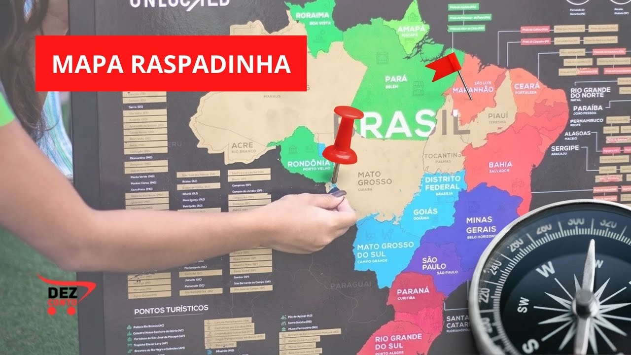Mapa Raspadinha do Brasil Unlocked - Comprei, coloque na moldura e ...