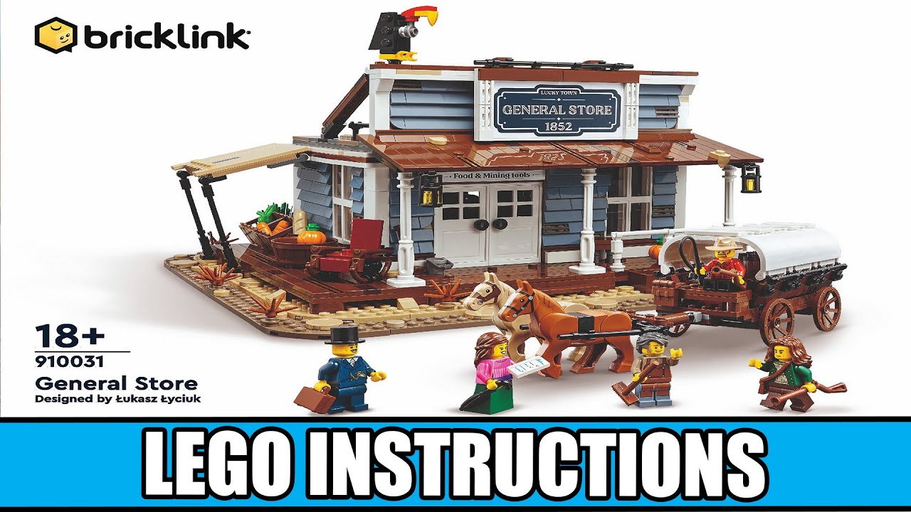 LEGO Instructions - Bricklink - 910031 - General Store - Designer ...