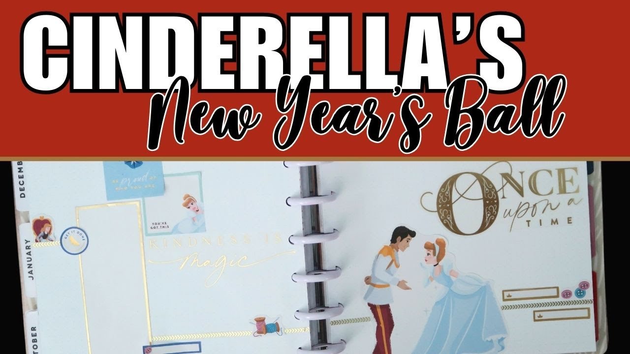Cinderella's New Year Creative Journal Spread - Plan With Me Disney ...