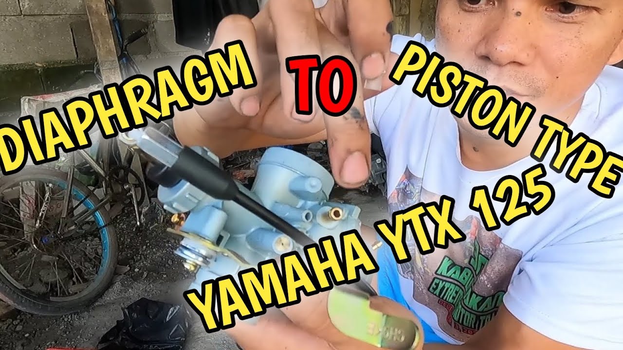 YAMAHA YTX 125 FROM Diaphragm type carburetor to PISTON TYPE CARBURETOR ...