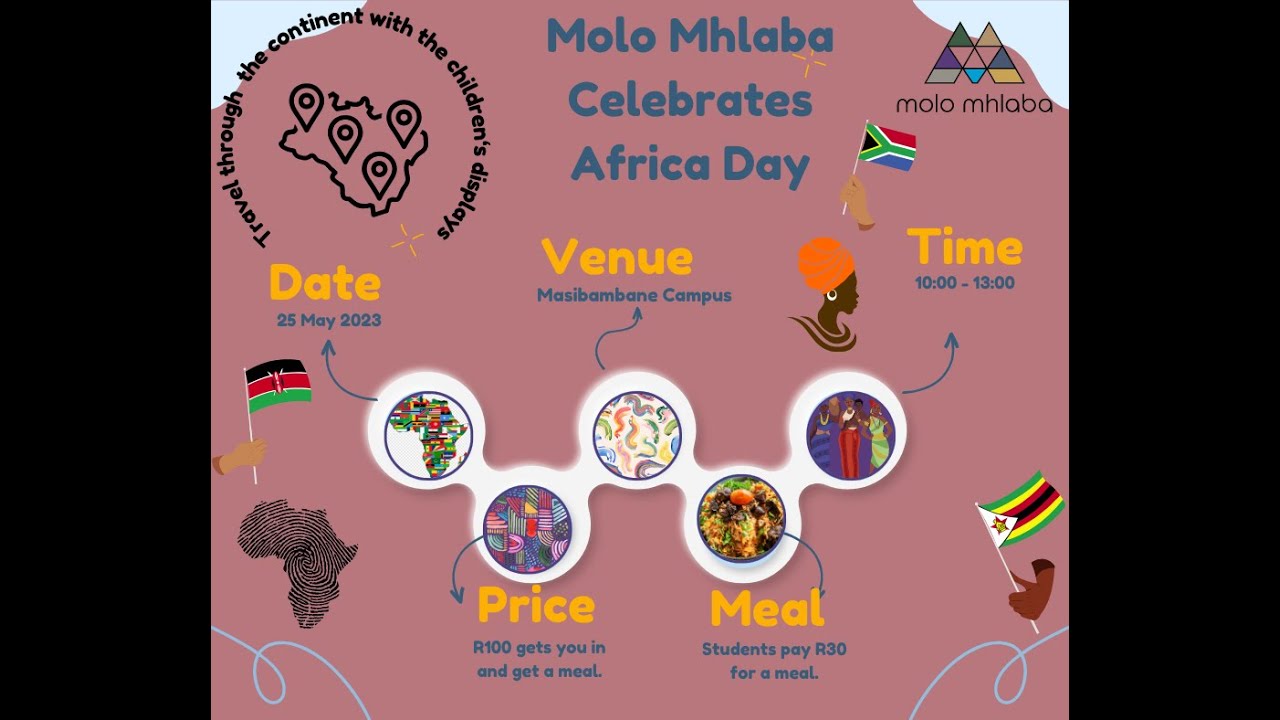 Celebrating Africa Day at Molo Mhlaba! - YouTube