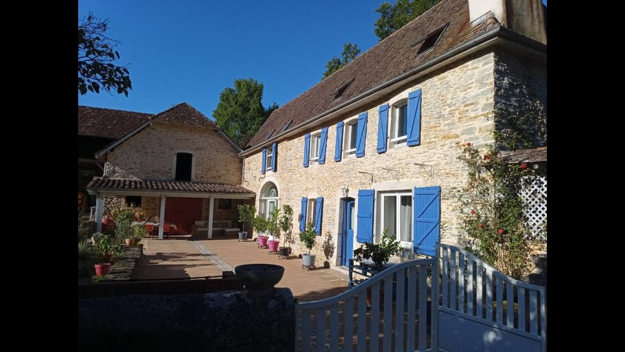 Stone Farmhouse in a Quiet Rural Location, Bordering River | For Sale ...