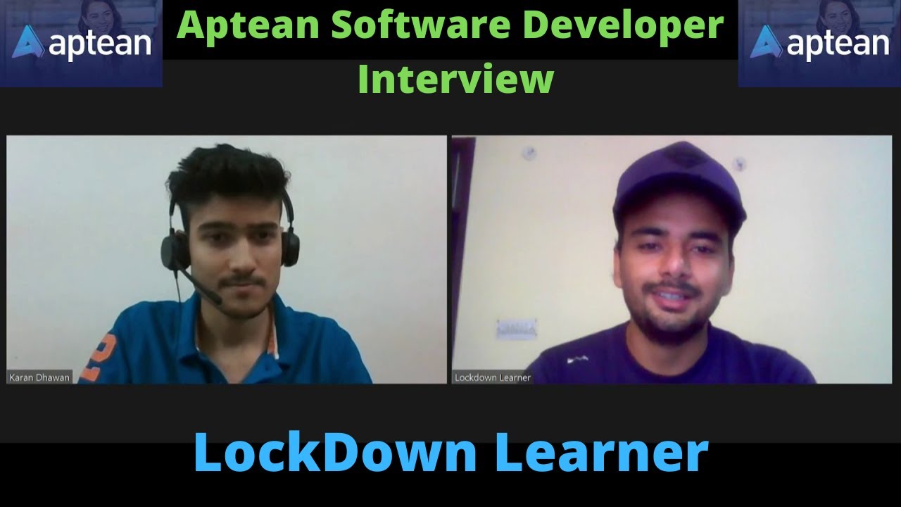 Aptean Software Developer Interview || LockDown Learner - YouTube