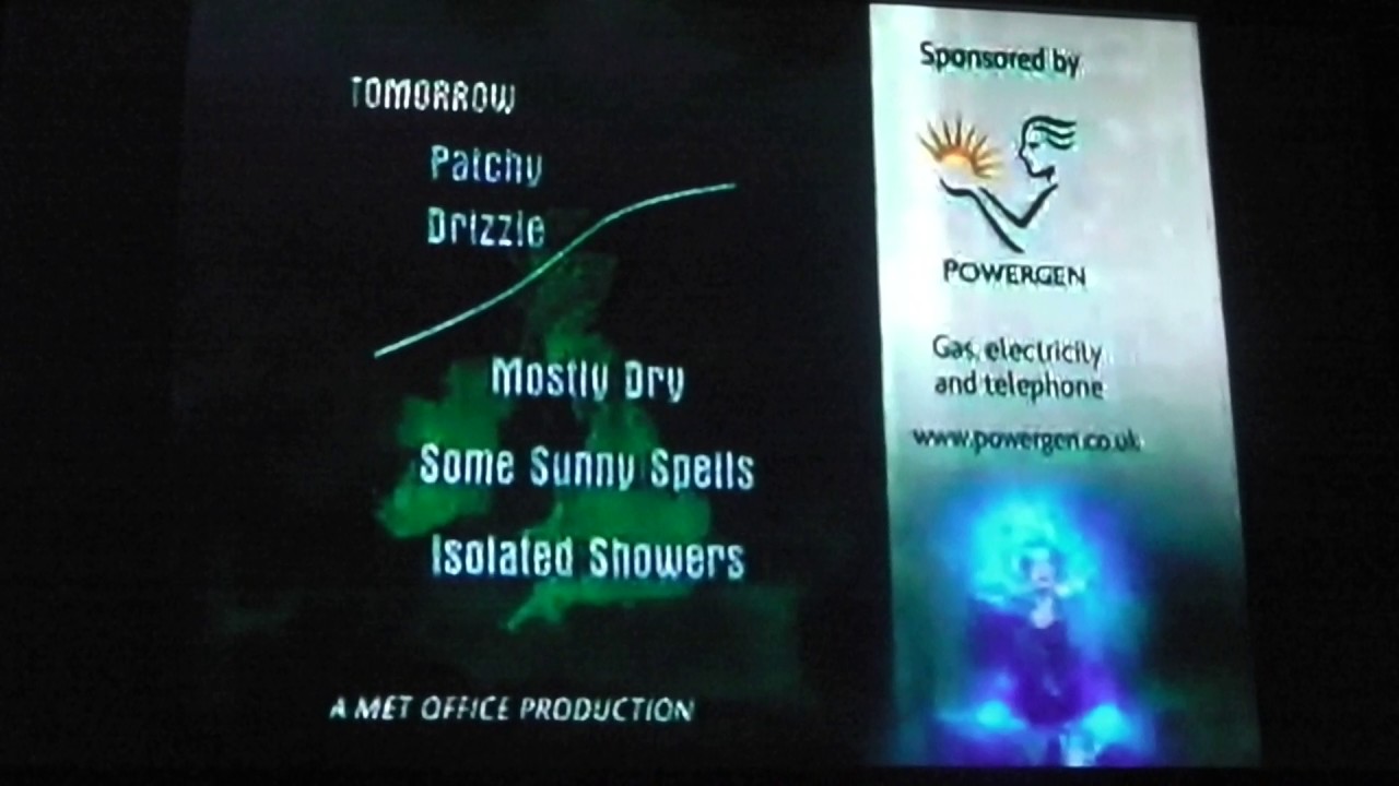 ITV Powergen Weathergen - Cyan 2001 endcap - YouTube