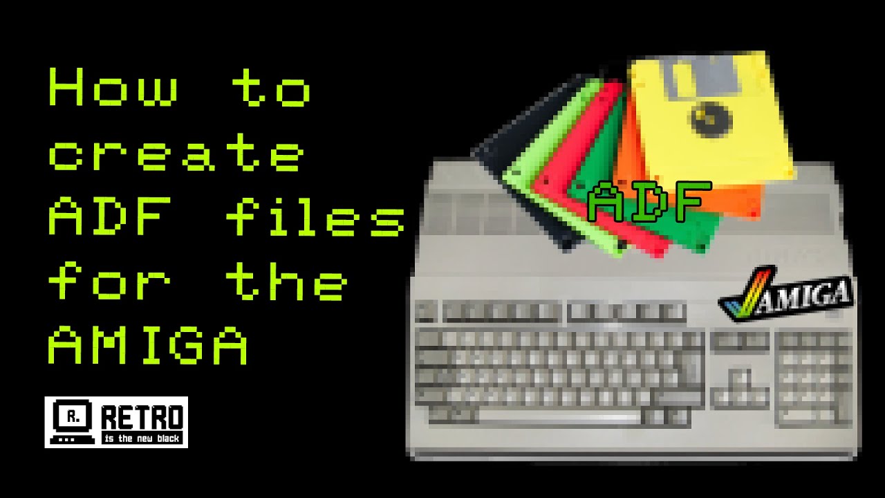 How to create ADF disc images for the Commodore Amiga - YouTube