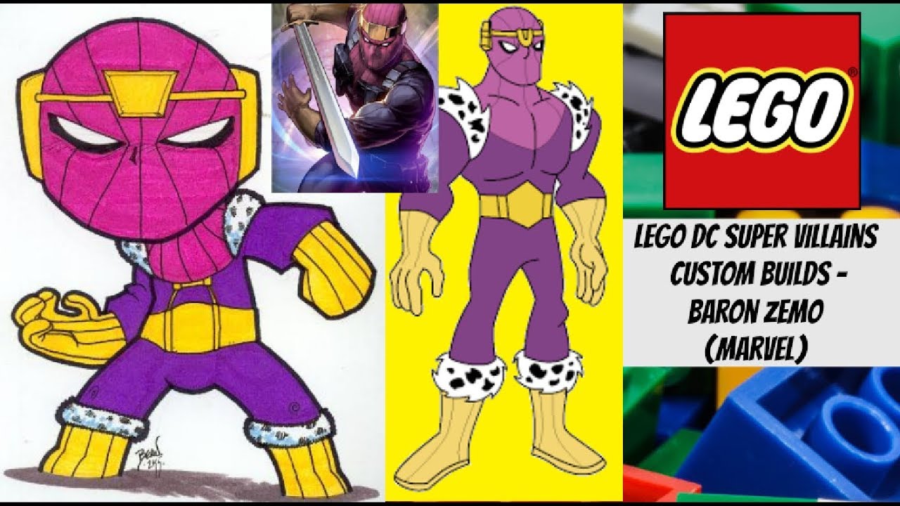LEGO DC Super Villains Custom Builds - Baron Zemo (Marvel) - YouTube