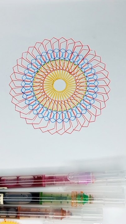 "Master the Art of Spirograph: A Complete Guide for Stunning Geometric Designs"#asmr #spirograph ...