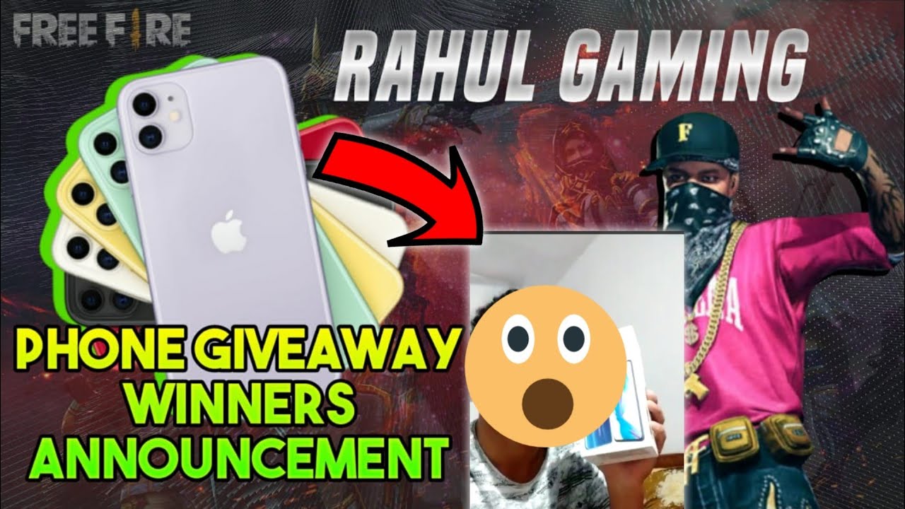 MOBILE GIVEAWAY WINNER DETAILS & LIVE PROOF - YouTube