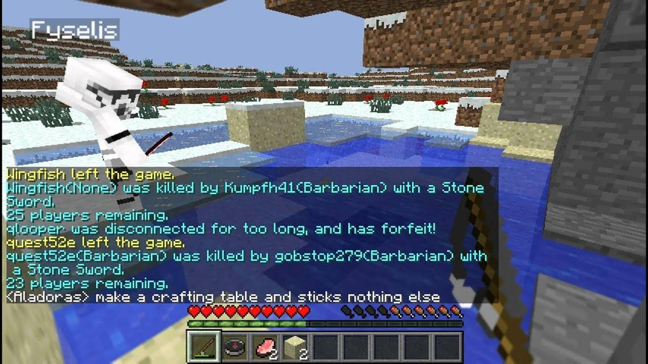 Let's Play Minecraft Hunger Games - Episode 1 - YouTube