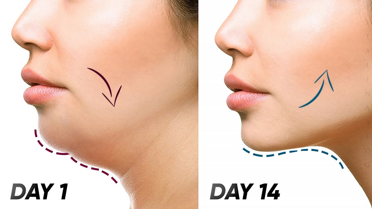 Get SLIM DOWN FACE in 2 WEEKS! Best Facial Exercises for LIFT UP ...