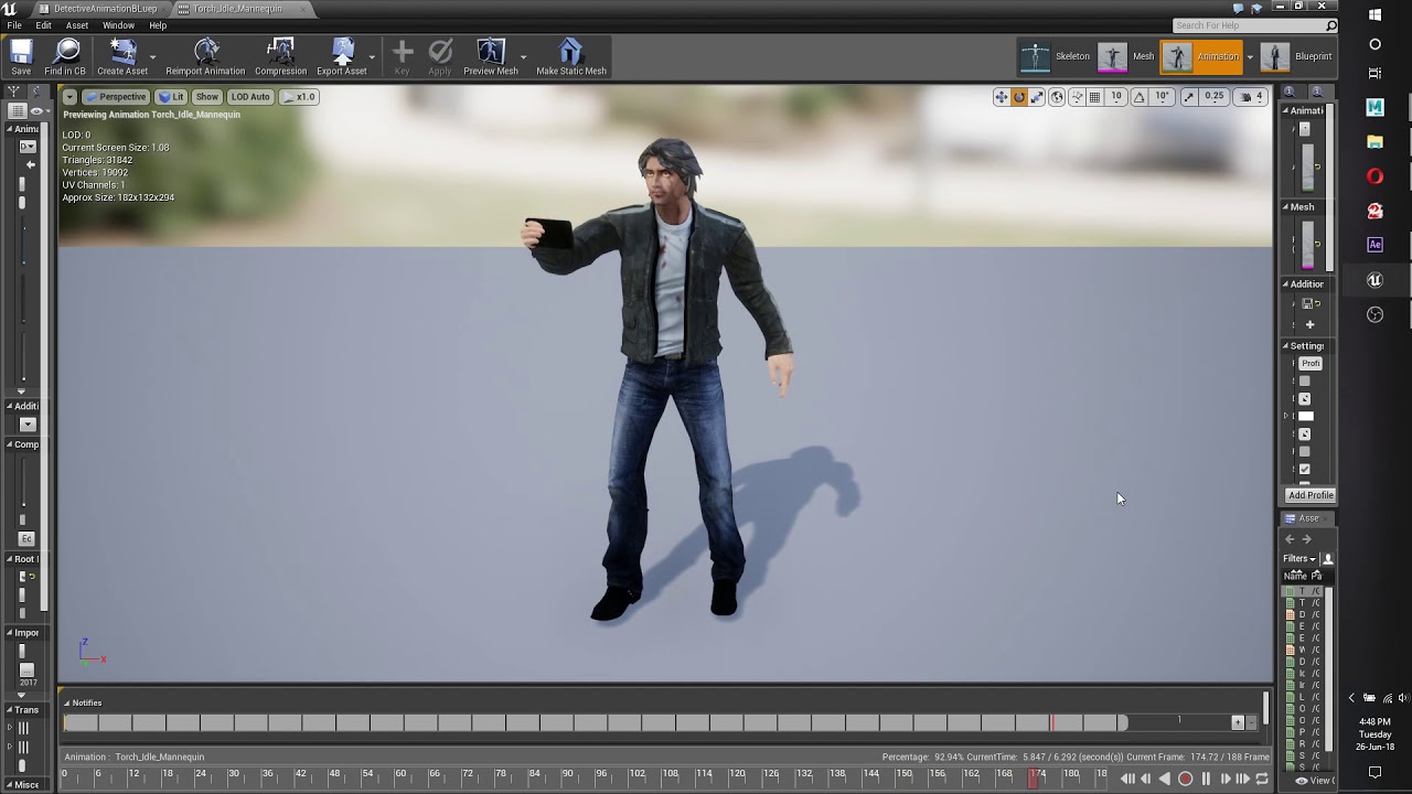 Idle Animation UE4 - YouTube