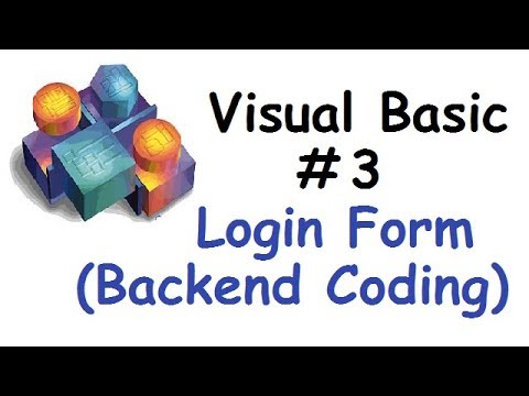 Visual Basic #3 Creating Login Form - Coding - YouTube