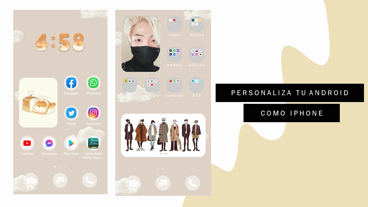 Personaliza tu Android como IPhone by Andie♥ - YouTube