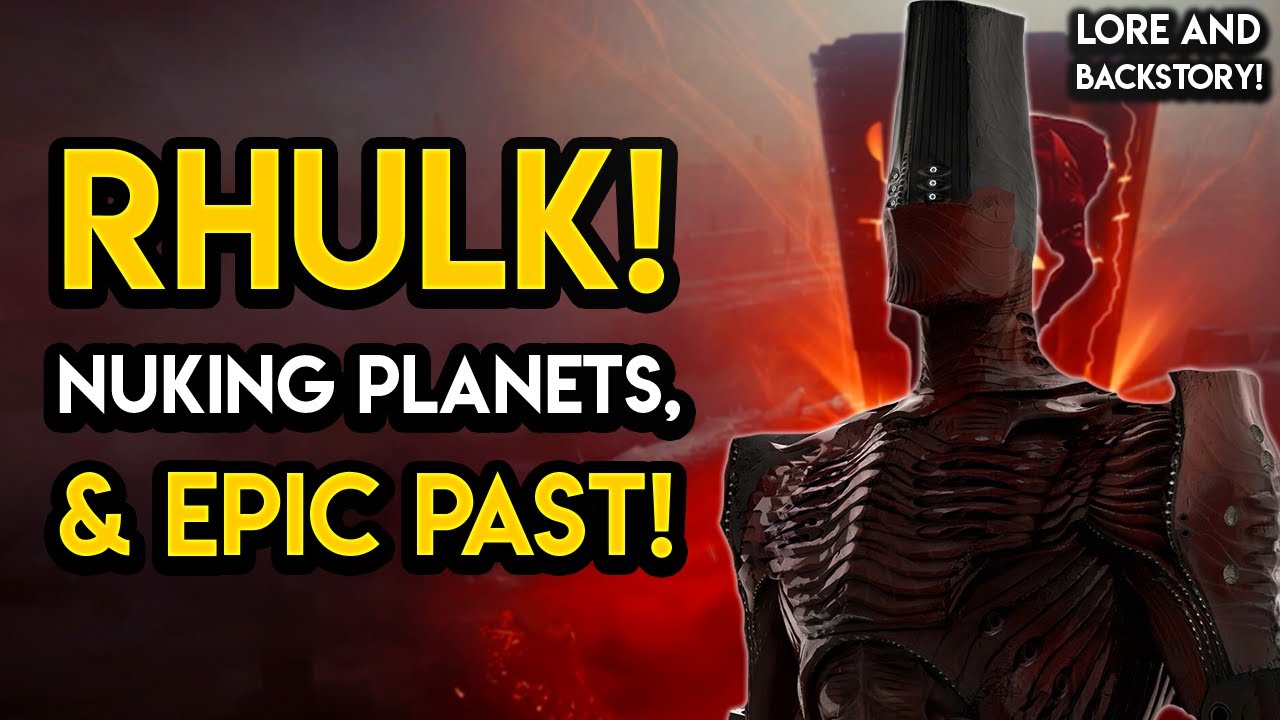 Destiny 2 - RHULK'S INSANE PAST! Nuking Planets, Destroying His Own ...
