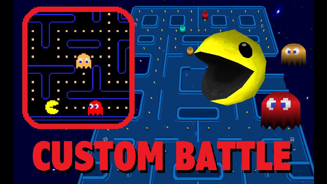 Pac Man Stage in MARIO KART DS [Custom Battle + Mission] - YouTube