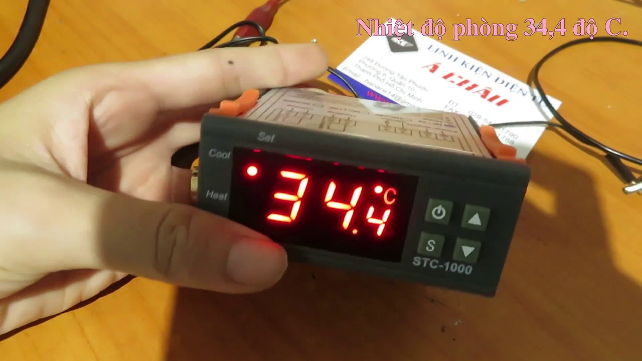 STC-1000 12Vdc Temperature Control Switch ( hướng dẫn sử dụng). - YouTube