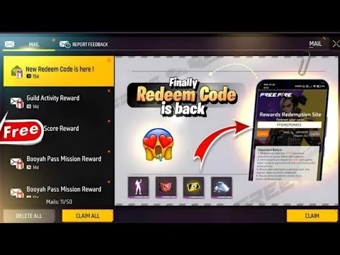 Today Free fire redeem code | 6 August Redeem code free fire | New Redeem Code FF - YouTube