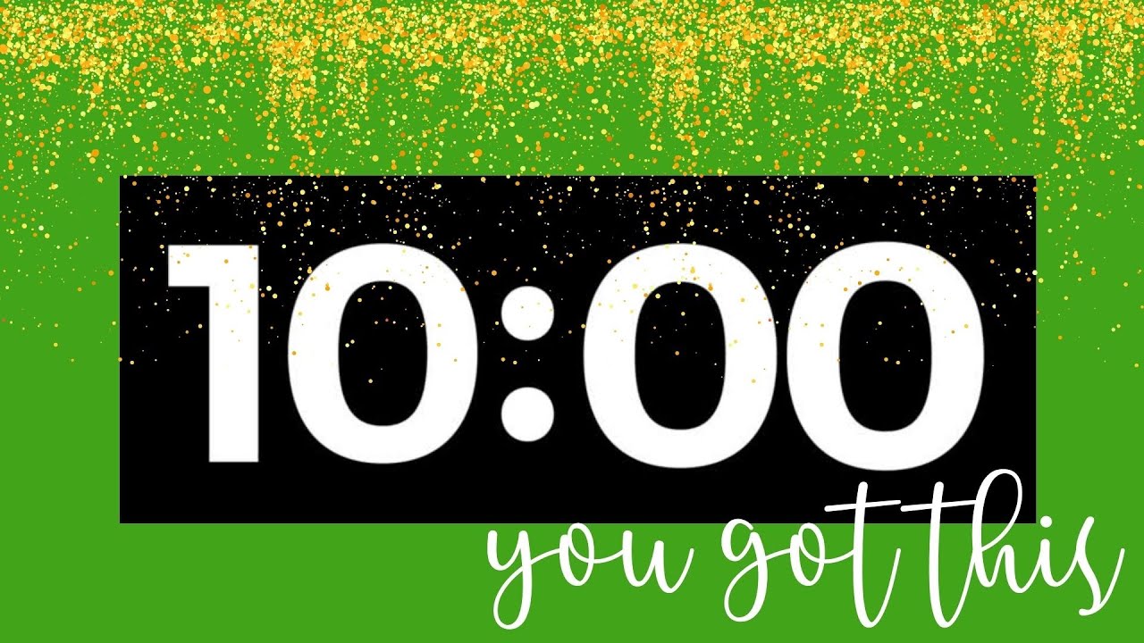 Classroom Digital Timer, March Timer, St. Patrick's Day Timer, Green ...