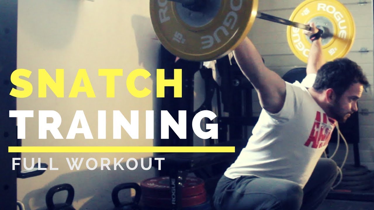 Snatch Training: Full Snatch, Snatch High-Pull, Squats & Goodmornings - YouTube