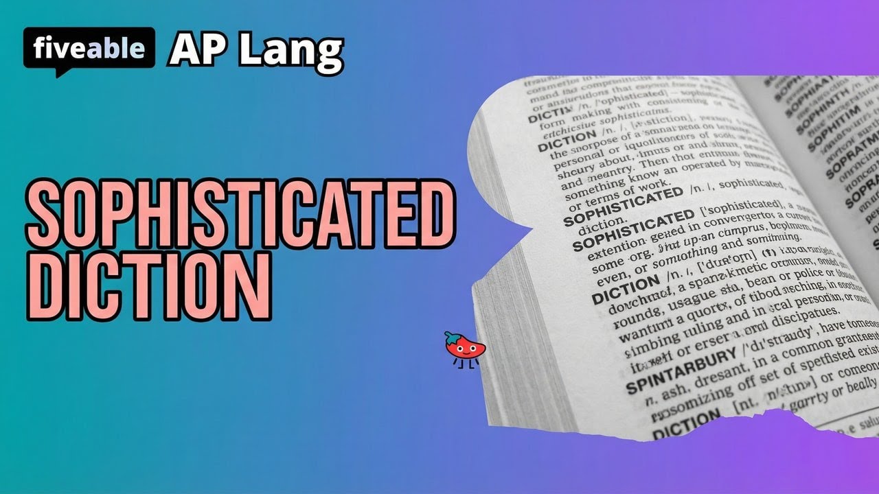 AP Lang - Using Sophisticated Diction - YouTube