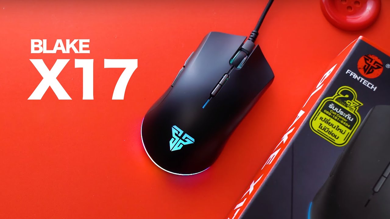 รีวิว Fantech BLAKE X17 เมาส์น้ำหนักเบาคุณภาพดี ใครชอบเมาส์บาลานซ์ต้อง ...