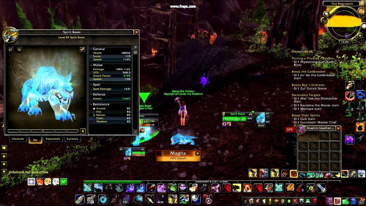 WoW Taming Magria! - YouTube