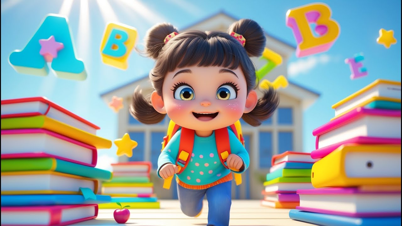 Back to School Song 🎶 | Fun Kids Rhyme for Learning & Excitement # ...